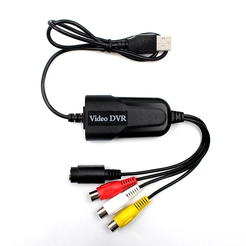 Usb Video Capture Card Usb2.0 Audio Video Recorder Edit Dvr 4 Channel ...