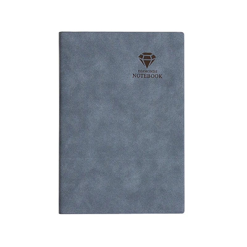 B5/A5/A7 Stationery Vintage Leather Nobal Blue Coffee Gray Notepad Line ...