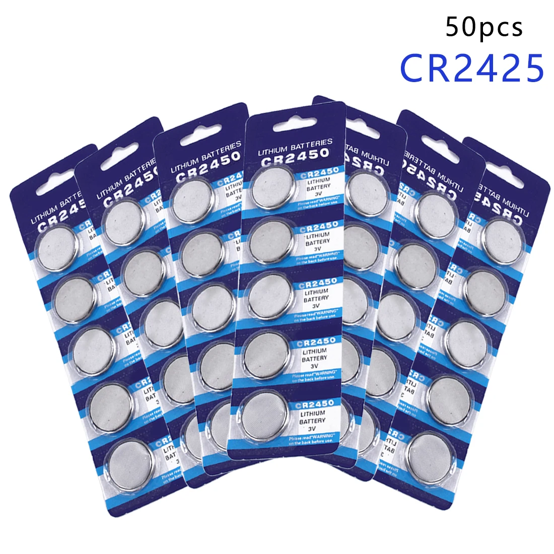 Centechia 50pcs Cell Button Coin Battery CR2450 2450 ECR2450 KCR2450 centechia-50pcs-cell-button-coin-battery-cr2450-2450-ecr2450-kcr2450