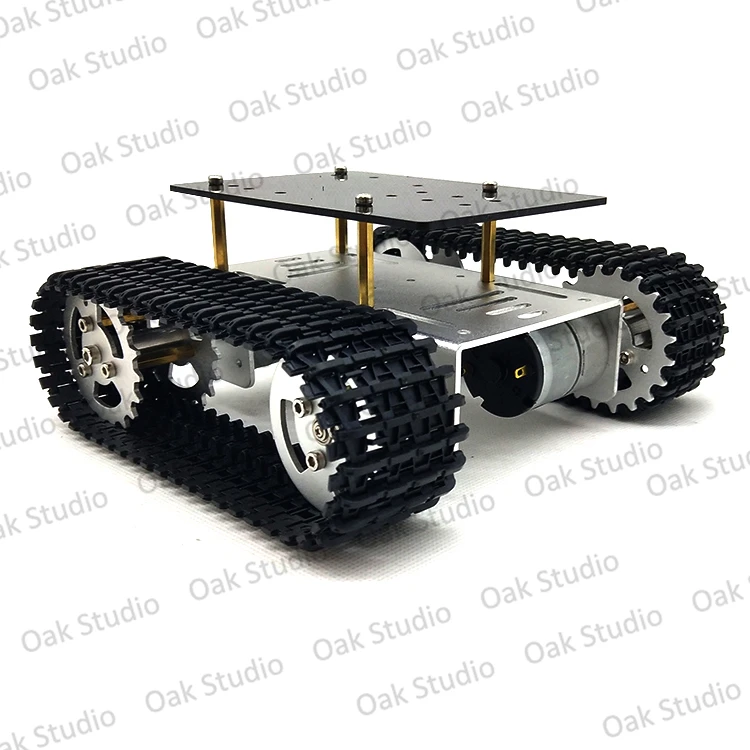 Mini T10 Smart Tank Car Chassis Tracked Caterpillar Crawler Robot ...