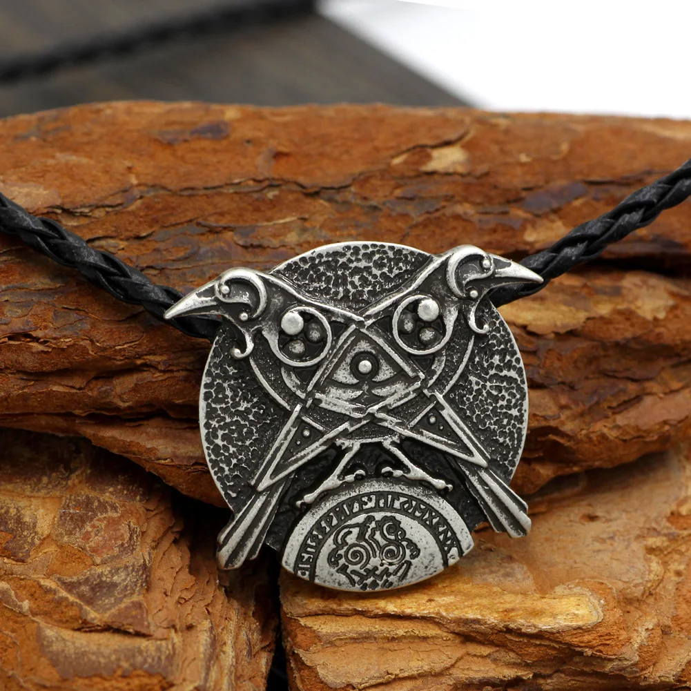 Norse Alknut Futhark Triple Horn Triskele Huggin Munnin Vikings ...