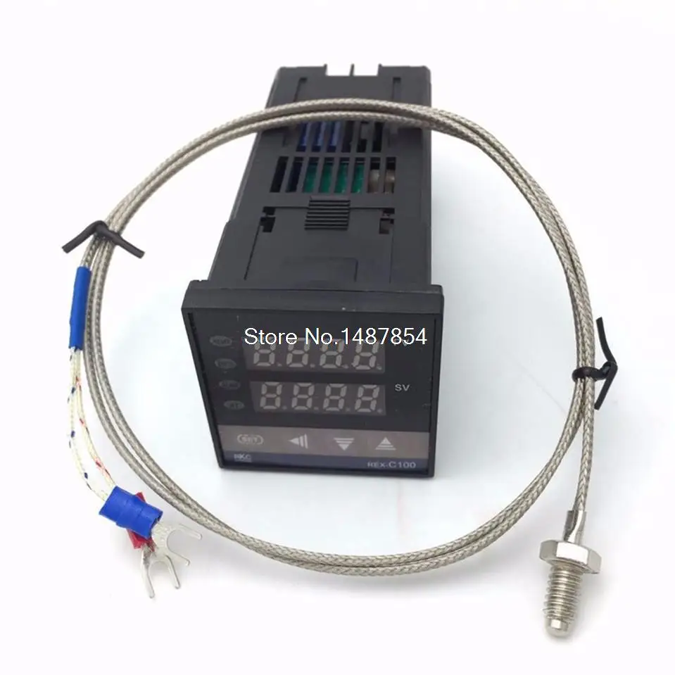 New Dual Digital PID Temperature Controller REX C100 with multi range Input SSR Output ...