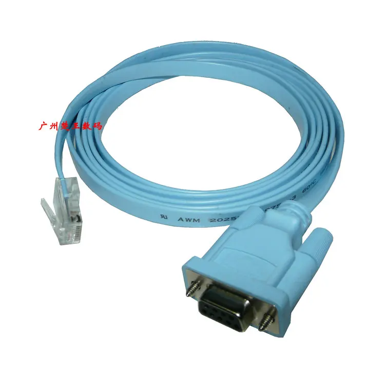 Crystal head RJ45 network port to turn RS232 serial port 9 hole COM ...