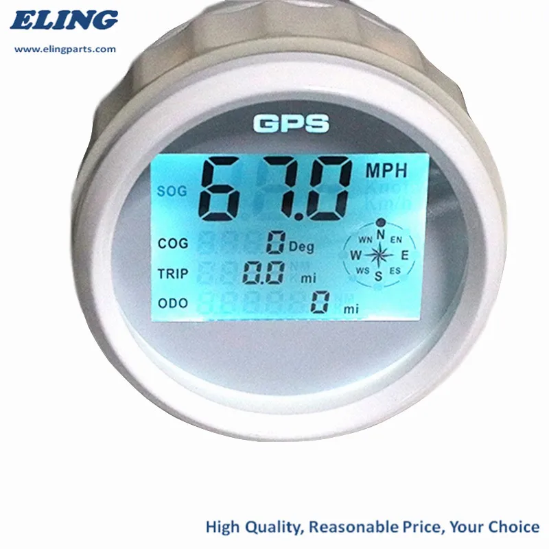 New 8 Colors Warranted 85mm Car Truck Boat GPS Speedometer Digital LCD ...