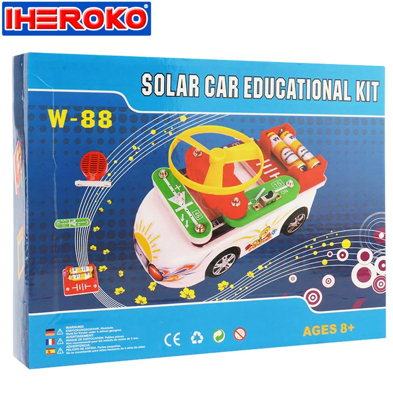 IHEROKO Solar Car Educational Kits Electronic Blocks Block Circuit ...
