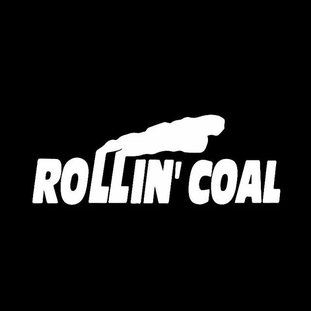 Rollin Coal Decal