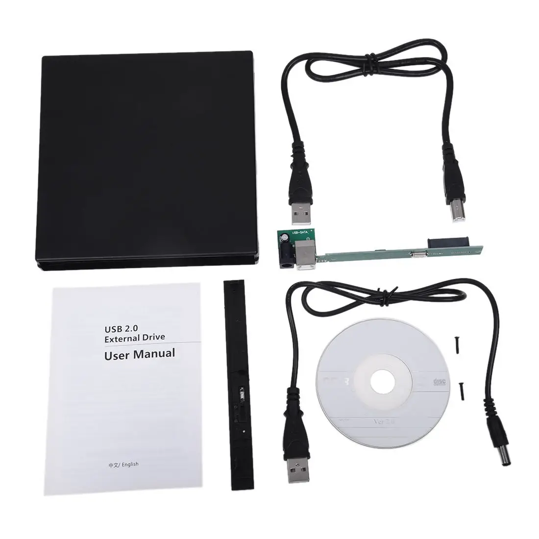 Laptop USB to Sata CD DVD RW Drive External Case Caddy - buy at the ...