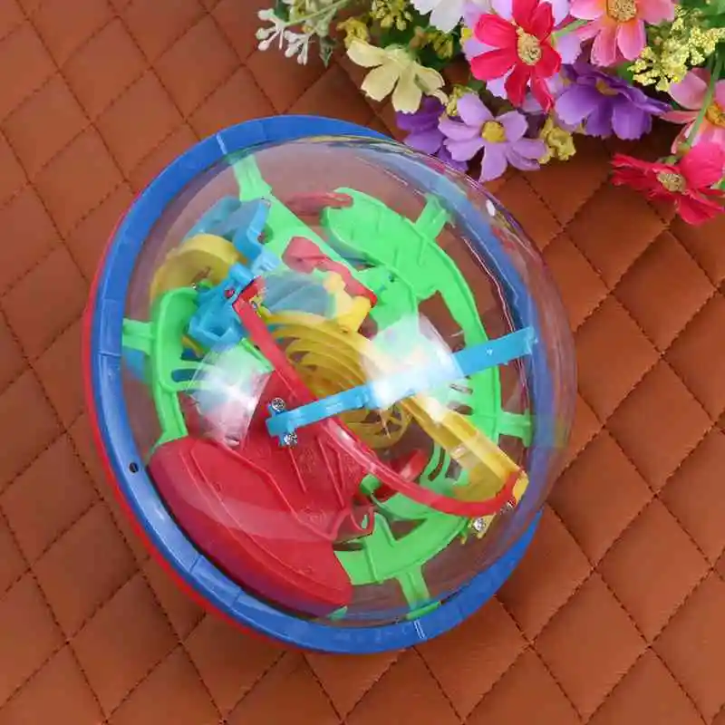 3D Spherical Maze Intellect Ball Rolling Ball Balance Game Baby Brain ...