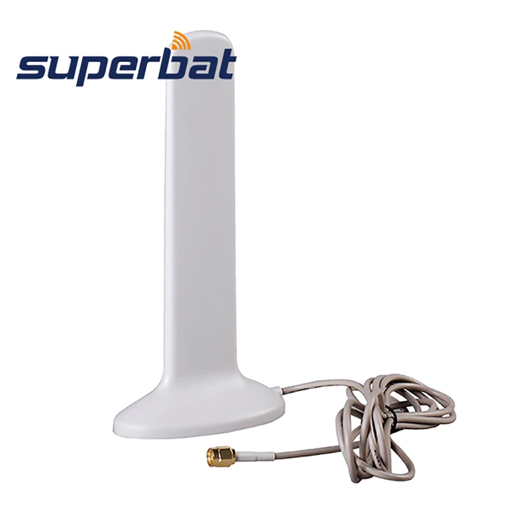 Superbat 4G Antenna 698 960/1710 2690MHZ 16dB SMA Male Connector Aerial ...
