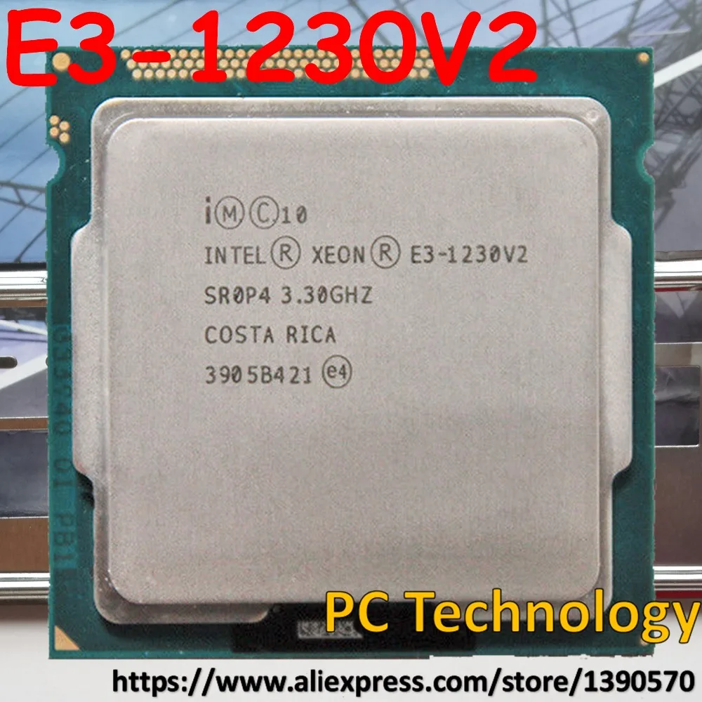 Procesador Intel XEON E3 1230V2, Original, 3,30 GHZ, Quad Core, E3 1230 ...