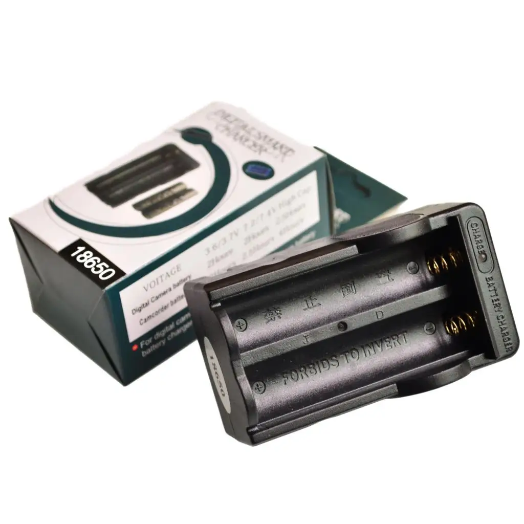 1Pcs Battery Charger for 18650 US Dual Rechargeable Lithium Ion Li Ion ...