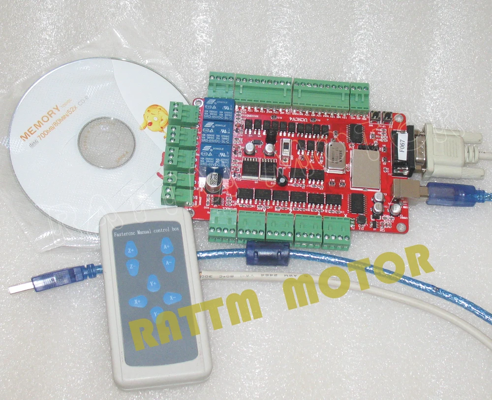 4 Axis CNC controller kit,4Axis USBCNC Breakout board with FMD2740C 12 ...