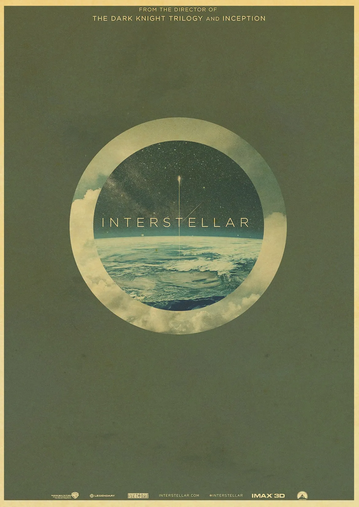 Movie Poster Interstellar Posters Wall Stickers Retro Poster Prints ...