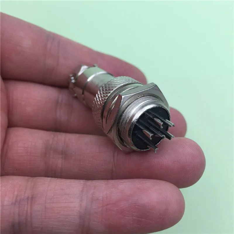 1pcs GX20 6 Pin Male & Female 20mm Wire Panel Connector Aviation Plug L98 GX20 Circular ...