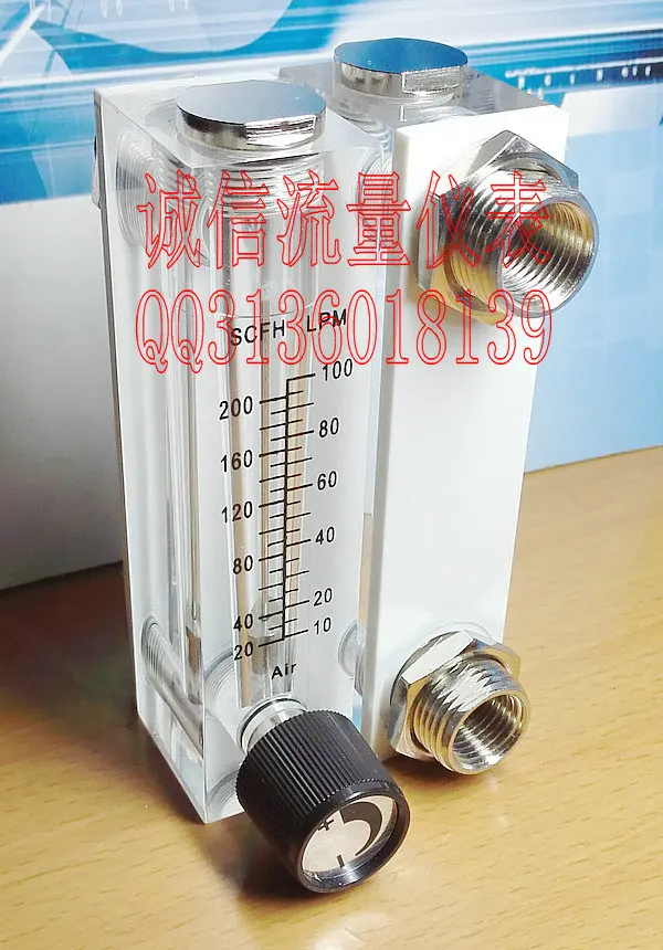 Gas panel flowmeter with adjustable air flow meter 10 100LPM 20 200SCFH ...