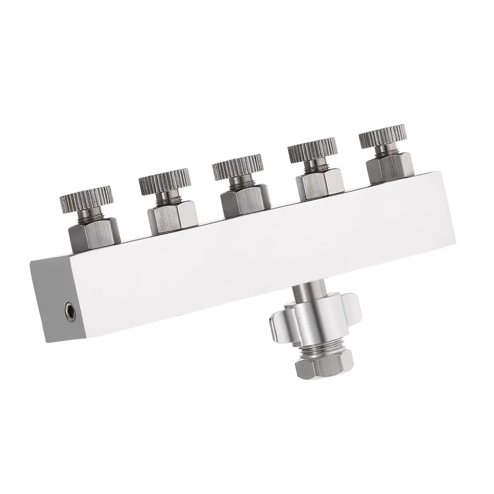 5-Way spray gun Airbrush Air Hose Splitter With Regulated Metering ...