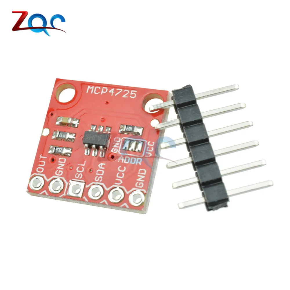 MCP4725 12Bit I2C DAC 디지털 컨버터 모듈 Arduino 2.7V 5.5V 용, 아날로그 EEPROM 개발 보드 ...