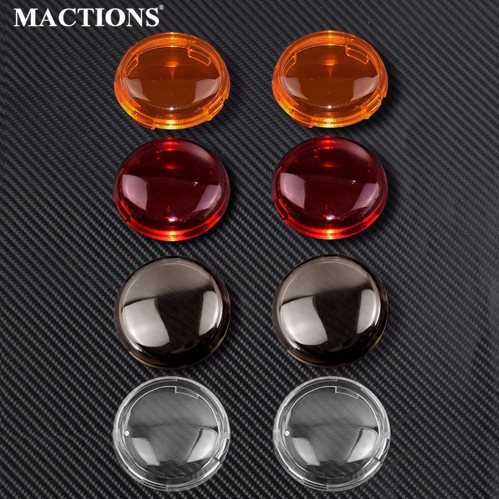 Mactions Indicator Lens Cover For Harley Turn Signal Light Cover For ...