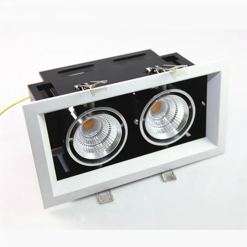 Double 24w Led Downlight Dimmable 2x12w Led Ceiling Led Light Ac85v ...