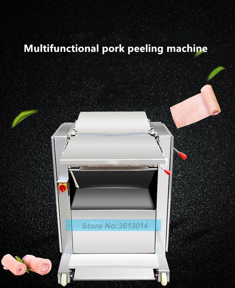 Automatic pig skin machine, pig skin oil remover, automatic skinning ...