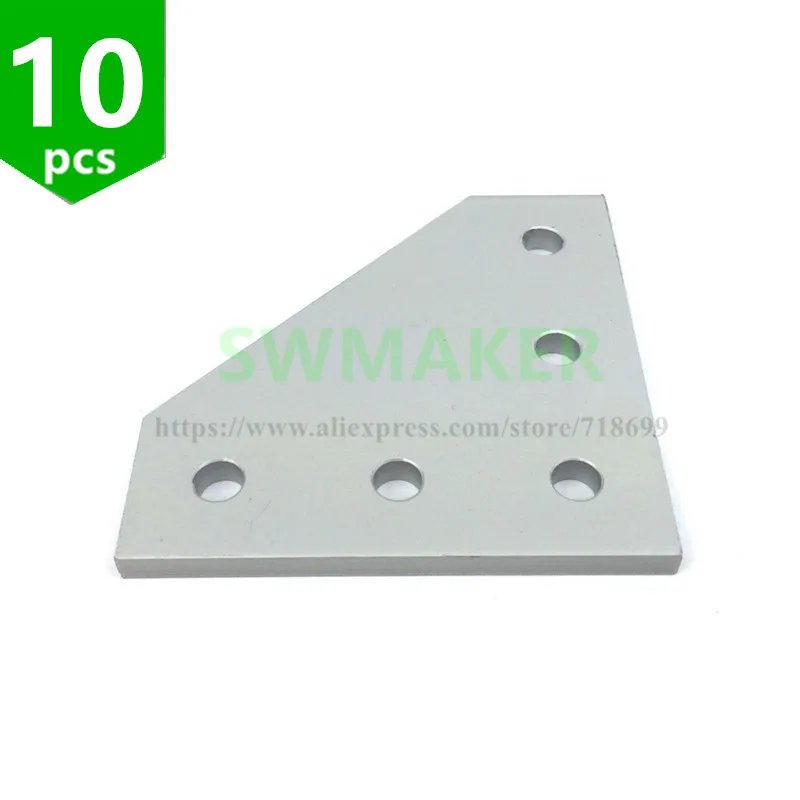 10pcs 90 Degree Joining Plate Connector Plate For V Slot Aluminium ...