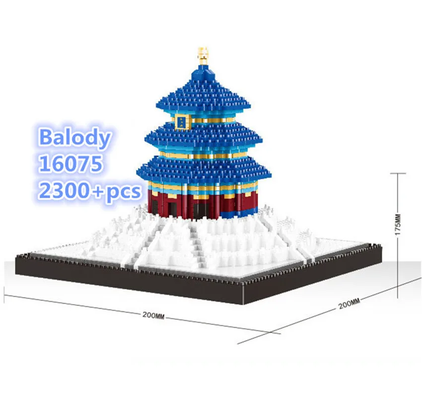 Balody Diamond bricks 3D World Famous Architecture blocks Beijing ...