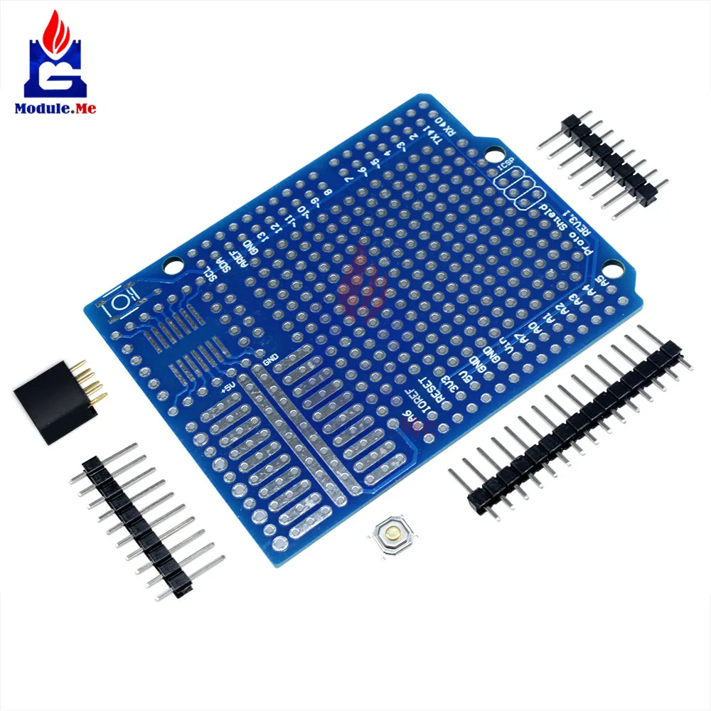 Standard Proto Screw Shield Board For Arduino Compatible Improved ...