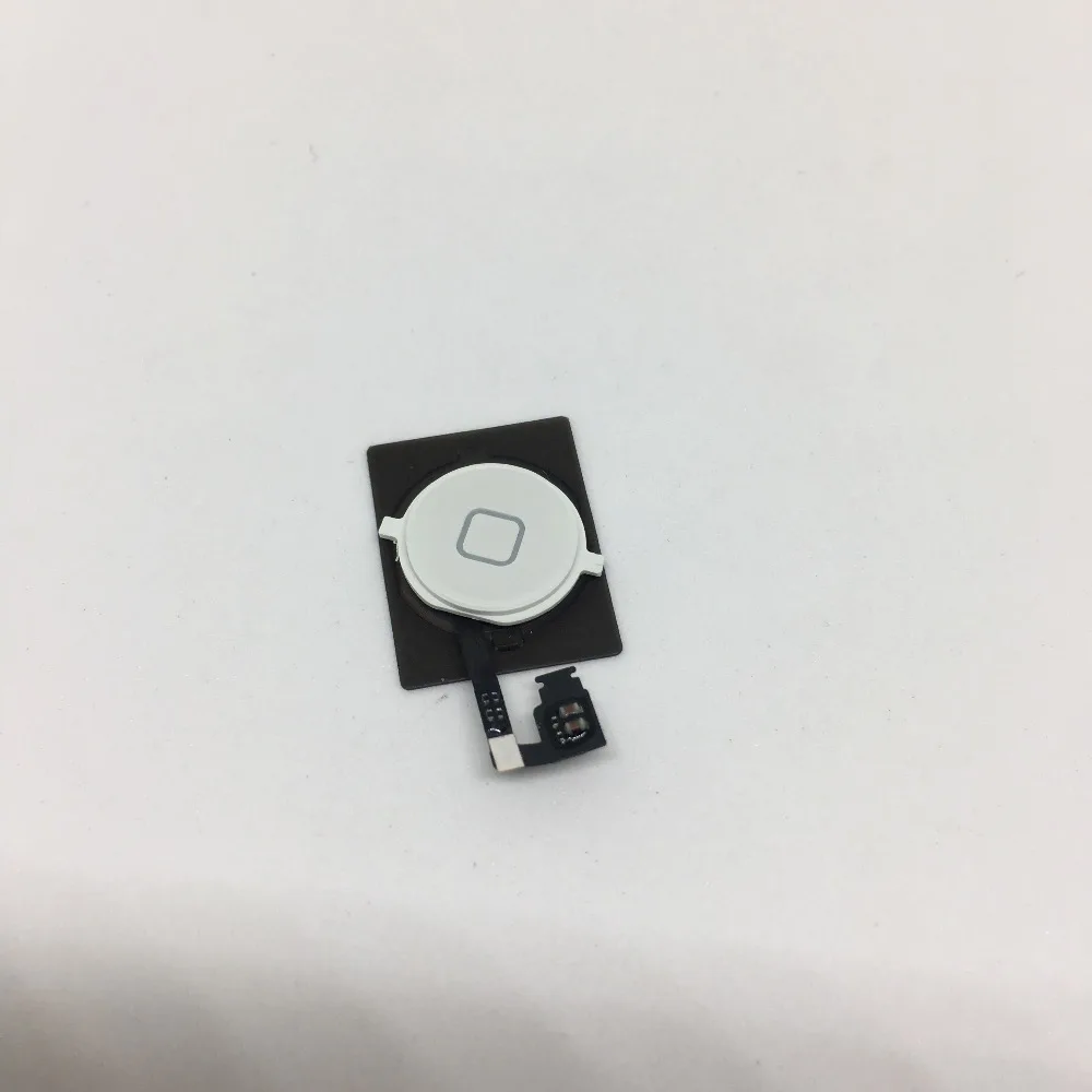 Free shipping Mobile phone Home button flex with rubble mat for iPhone ...