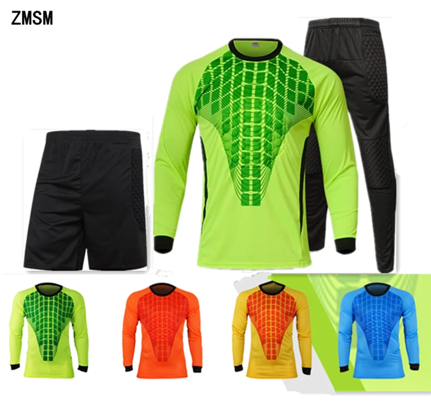 ZMSM Long Sleeve Goalkeeper Soccer Football Uniform Sets – Sportzmerch