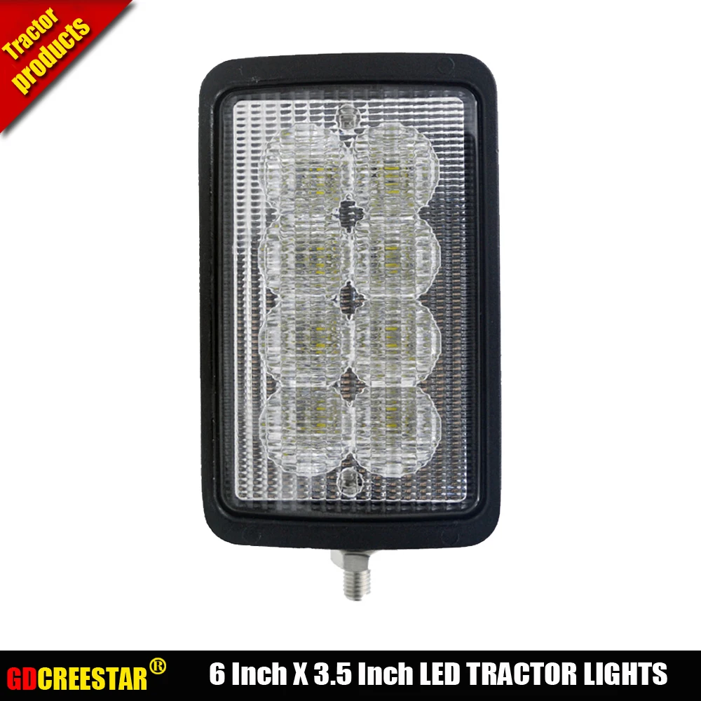 Led Side Mount Work Lights 40W 6 inch x 3.5 Inch Oblong Led Tractor ...
