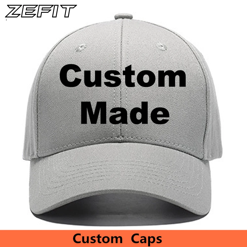Zefit-Low-MOQ-Customized-Baseball-Caps-Snap-Strap-Back-Closure-Women ...
