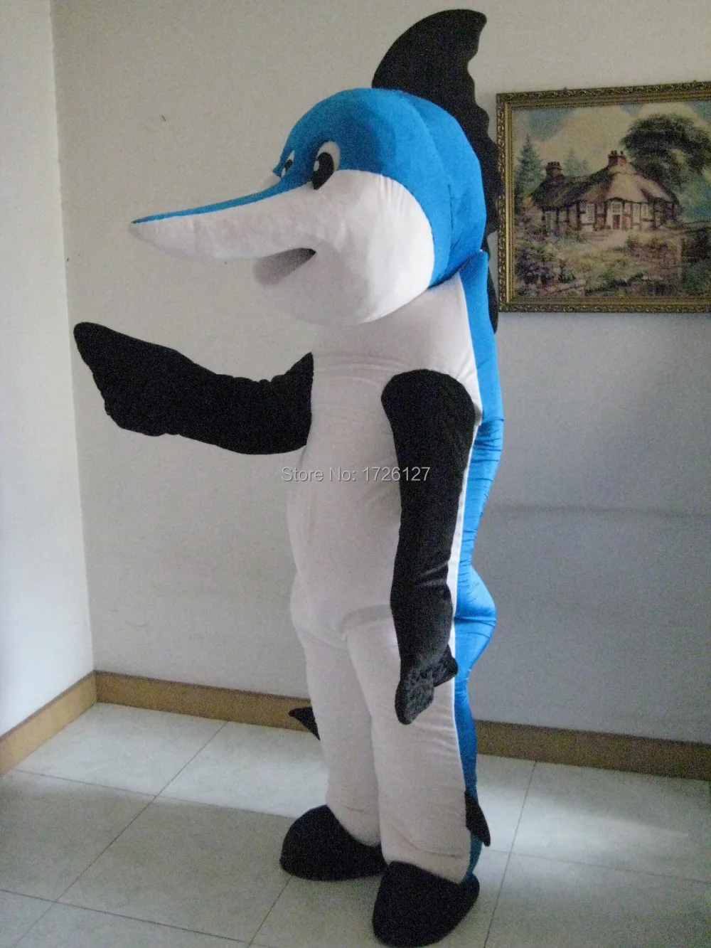 mascot Clever Dolphin Mascot Costume custom fancy costume anime cosplay ...