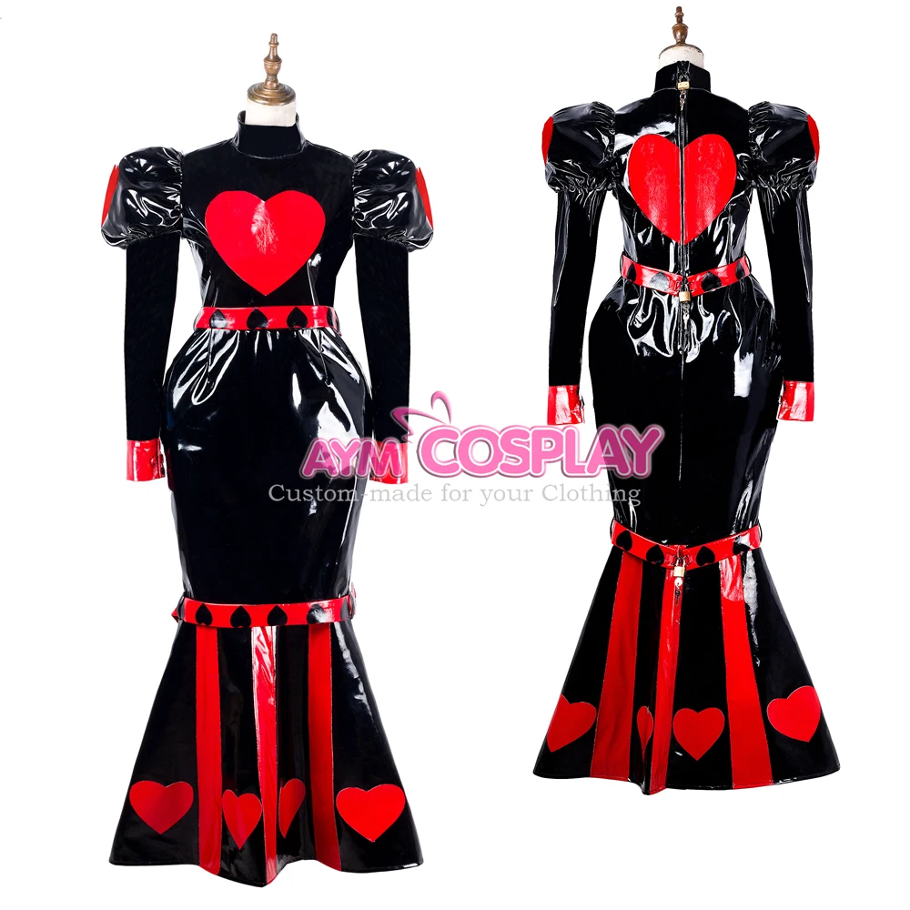 PVC VInyl bind bound dress lockable Uniform Tailor made[G2178]-in Women ...