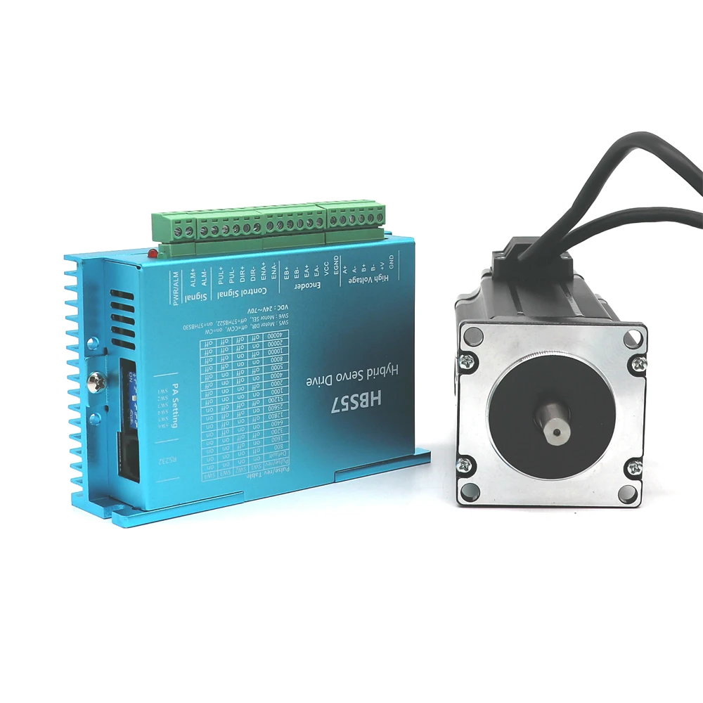 DC 36V Nema23 Closed Loop Stepper Motor Driver Kit& Encoder Cable ...