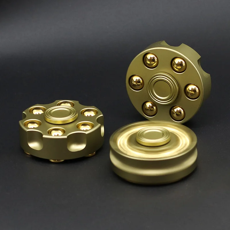 Revolver Gyro 1 New EDC Tri Spinner Fidget Toys Pattern Hand Spinner ...