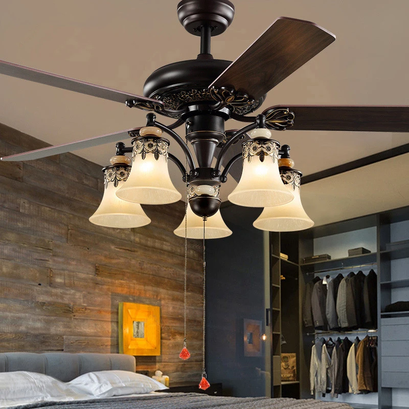 Vintage Ceiling Fan With Light