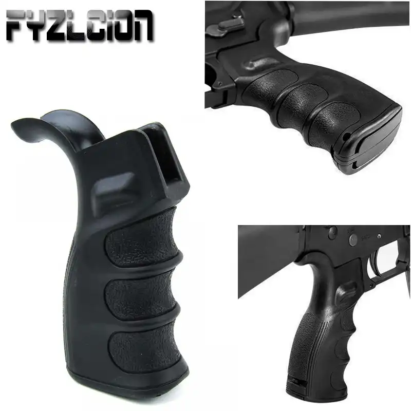 Tactical Polymer Pistol Grip QD Vertical Grip Folding Bipod Grip Handle ...