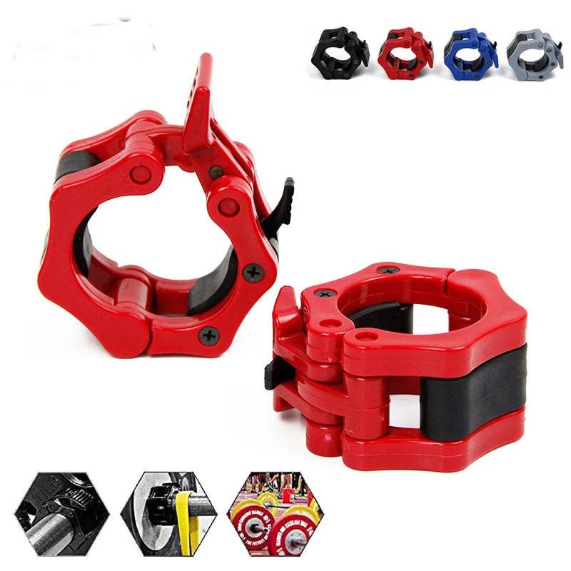 Standard Weightlifting Barbell Collars 50mm 1pair - Weight Lifting ...