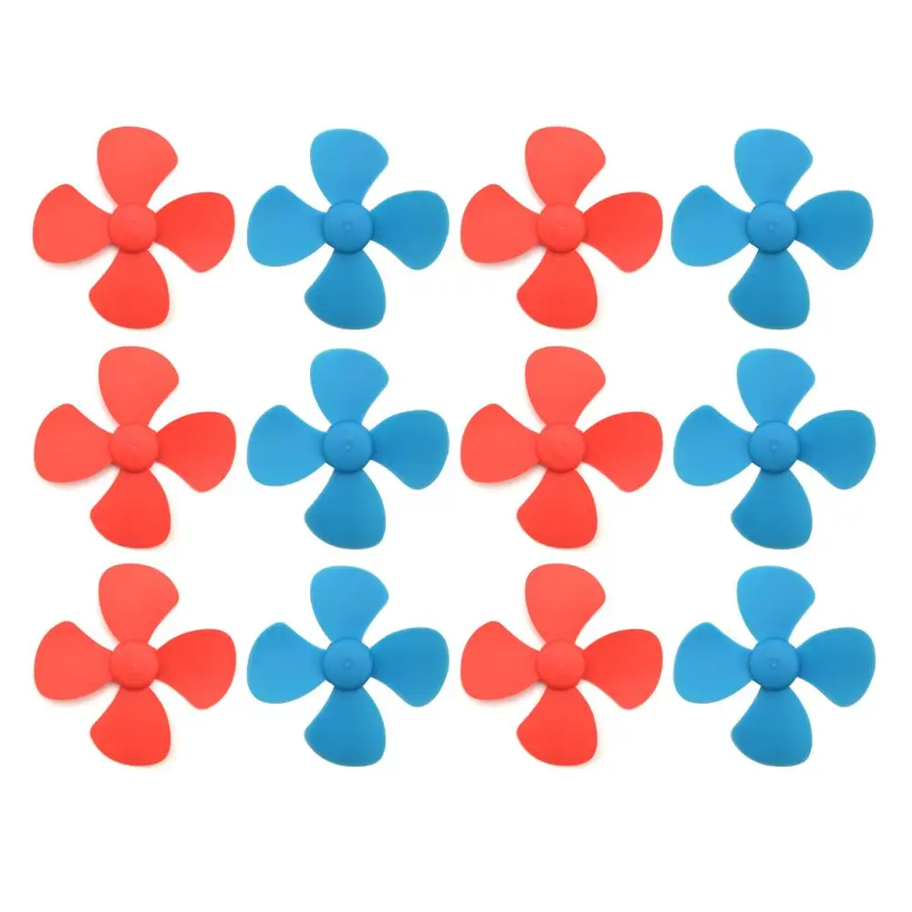 12pcs-Micro-DIY-Motor-2mm-Shaft-Propeller-with-4-Vanes-80mm-Fan-Shape ...