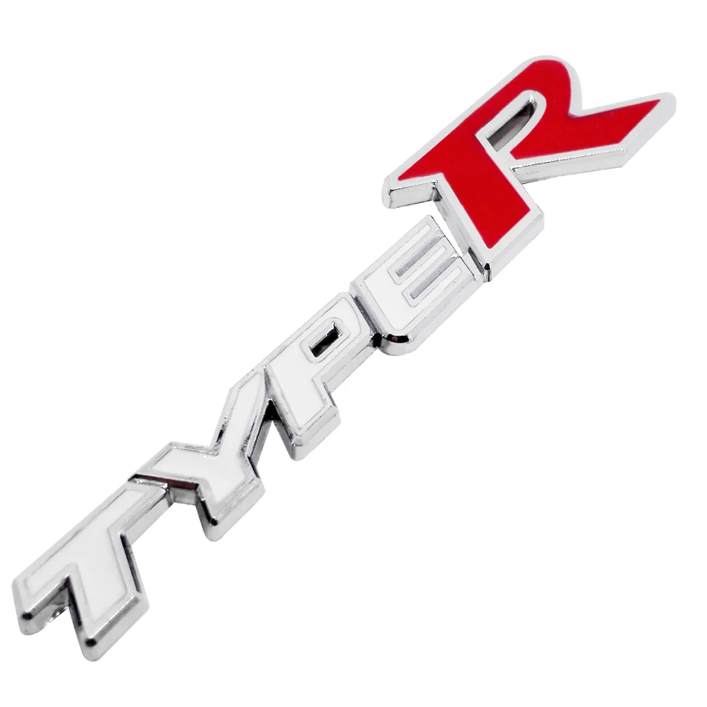 Metal Badge Logo TYPE-Racing Logo TYPE R Stickers Decals Honda Civic ...