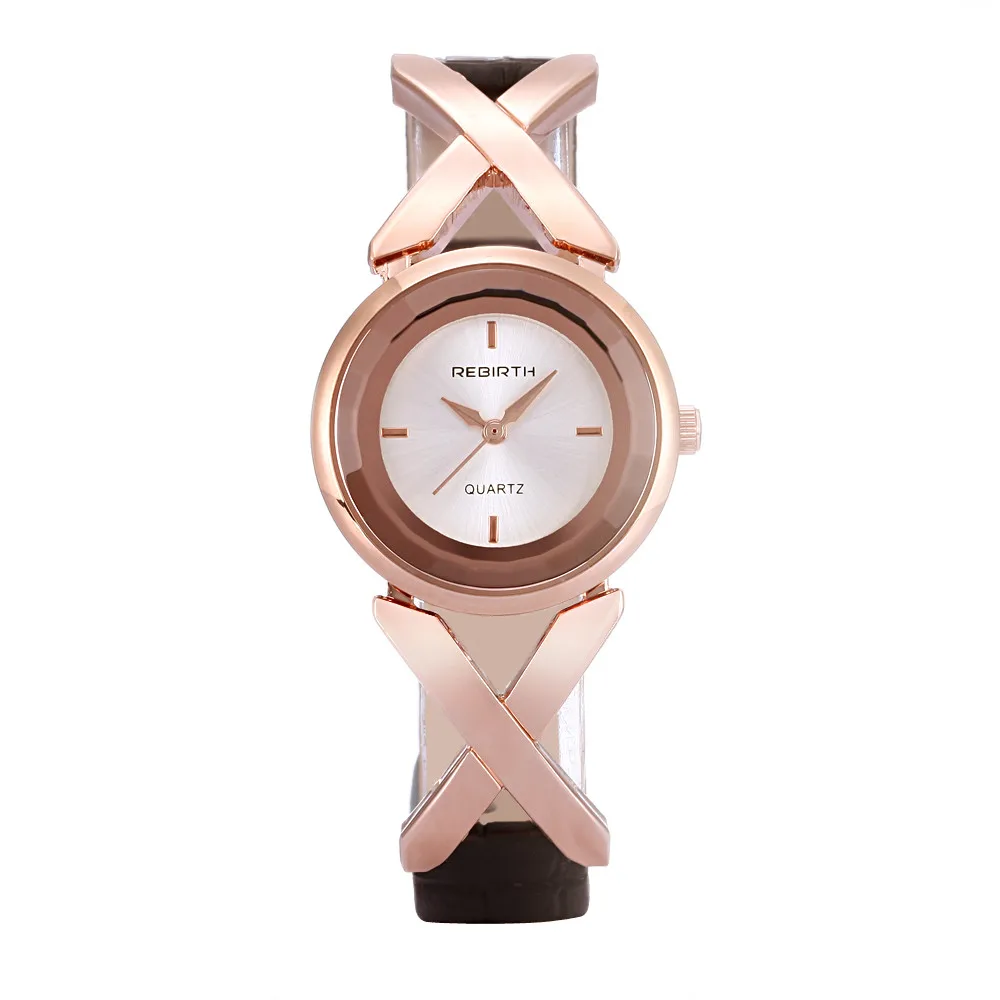 Relogio Feminino REBIRTH Brand Luxury Jewelry Women Dress Rose Gold ...
