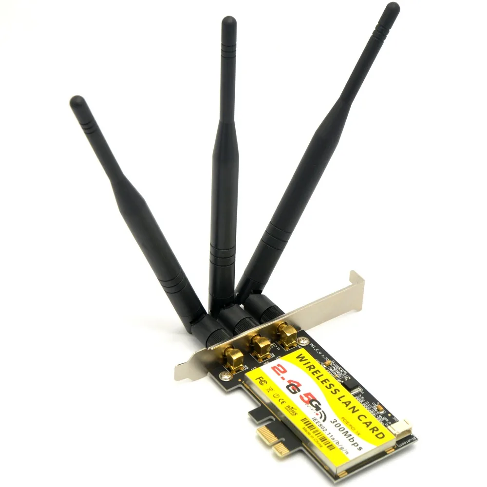 NEW 6300AGN 900Mbps 802.11a/b/g/n PCI E WiFi Adapter PCI Express ...