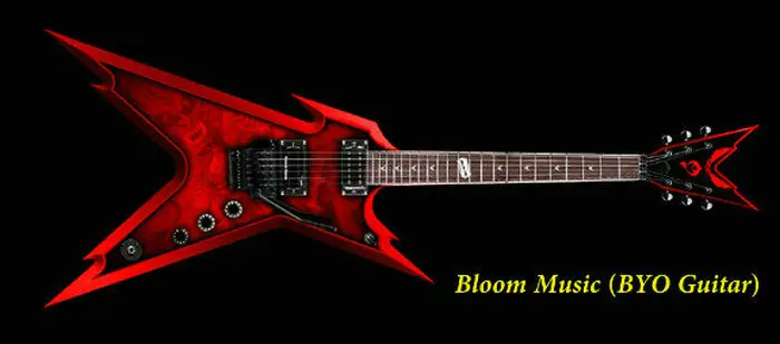 Red Dean DIME Razorback electric guitar Bloom Music free shipping BYO ...
