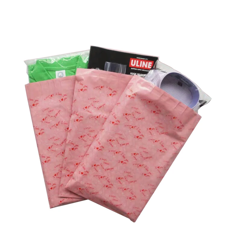 100 шт 11x15 дюймов полиэтиленовый почтовый конверт 28x38 см розовый ...