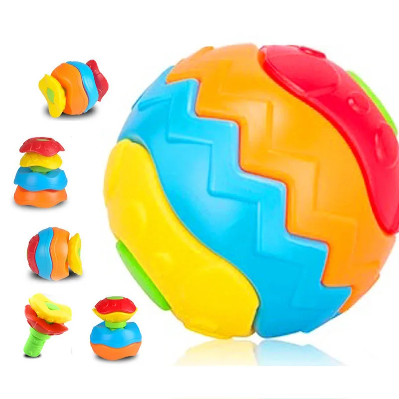 Mini Plastic Hand Catch Balls Assembly Stacking Blocks Children Early ...