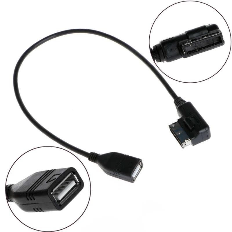 Hot Sale Car Cable Music Interface AMI MMI to USB Cable Adapter For ...
