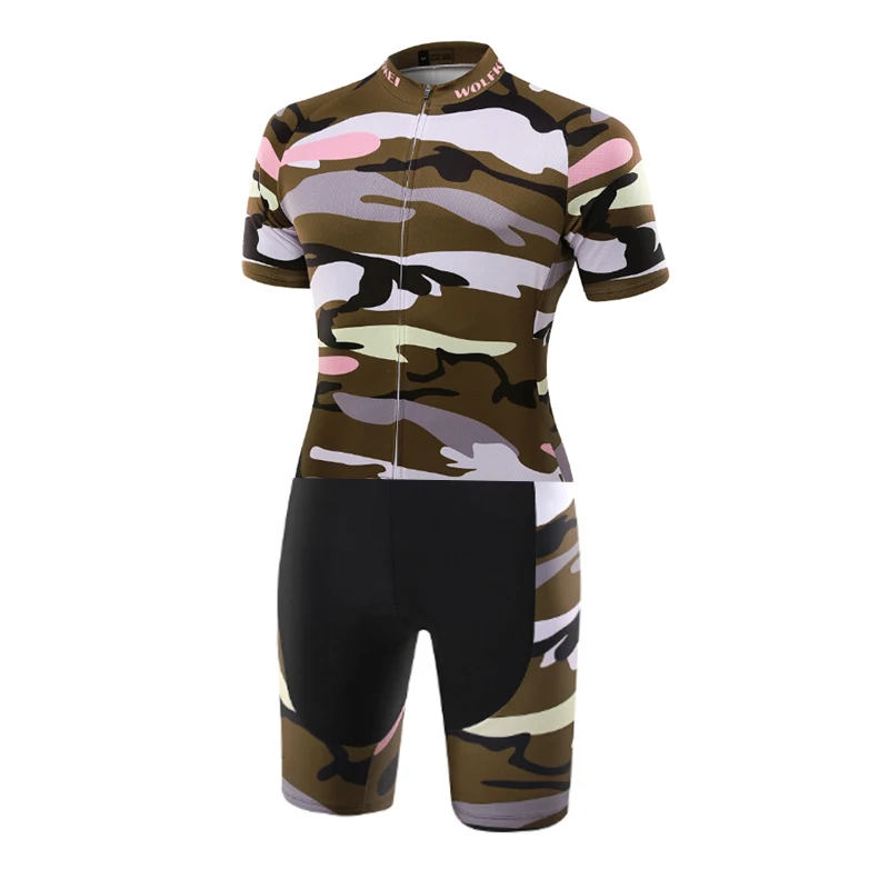 New Wolfkei Skinsuit Cycling Clothing One Piece Bodysuit Ropa Ciclismo Mtb Bike Clothing Men