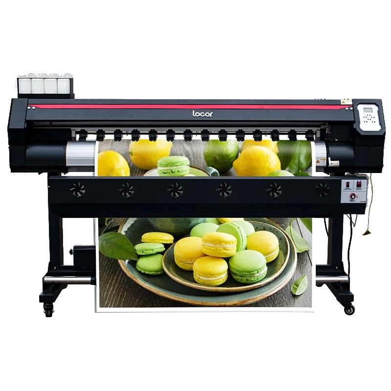 1.6m Eco Solvent Printer Cmyk Digital Inkjet Printing Machine One Xp600 ...