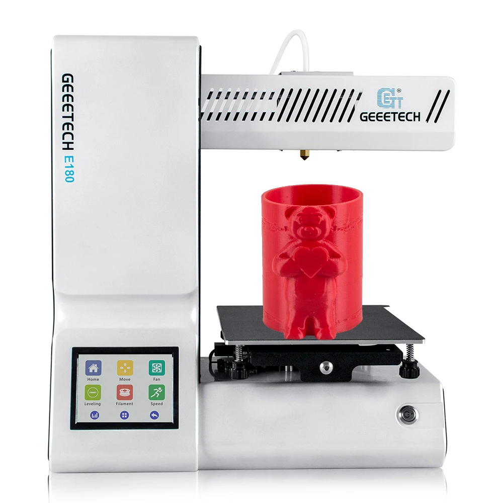 Geeetech E180 3D Printer Wifi Connectivity Full Color Touch Screen ...