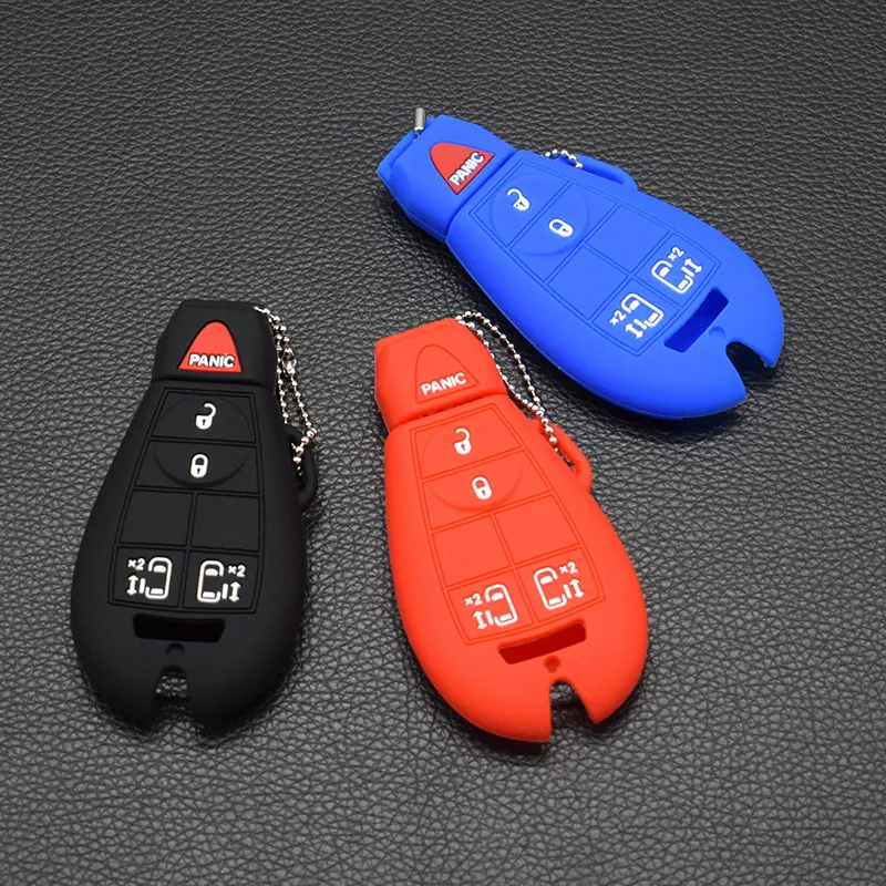 10 Units Silica Gel Smart Remote Case For Ram Jeep Chrysler Dodge 5 ...
